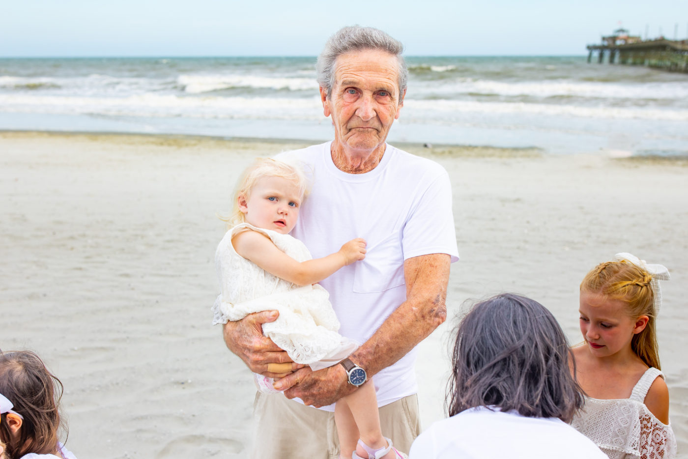 Family photo shoot in North Myrtle Beach with Kelly's family