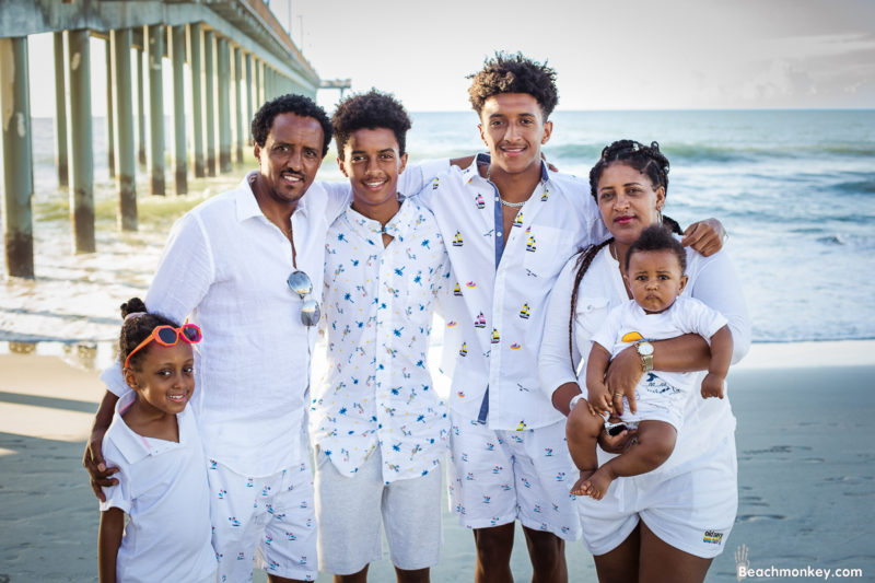Family photo shoot in Myrtle Beach, SC | Tesfa's family